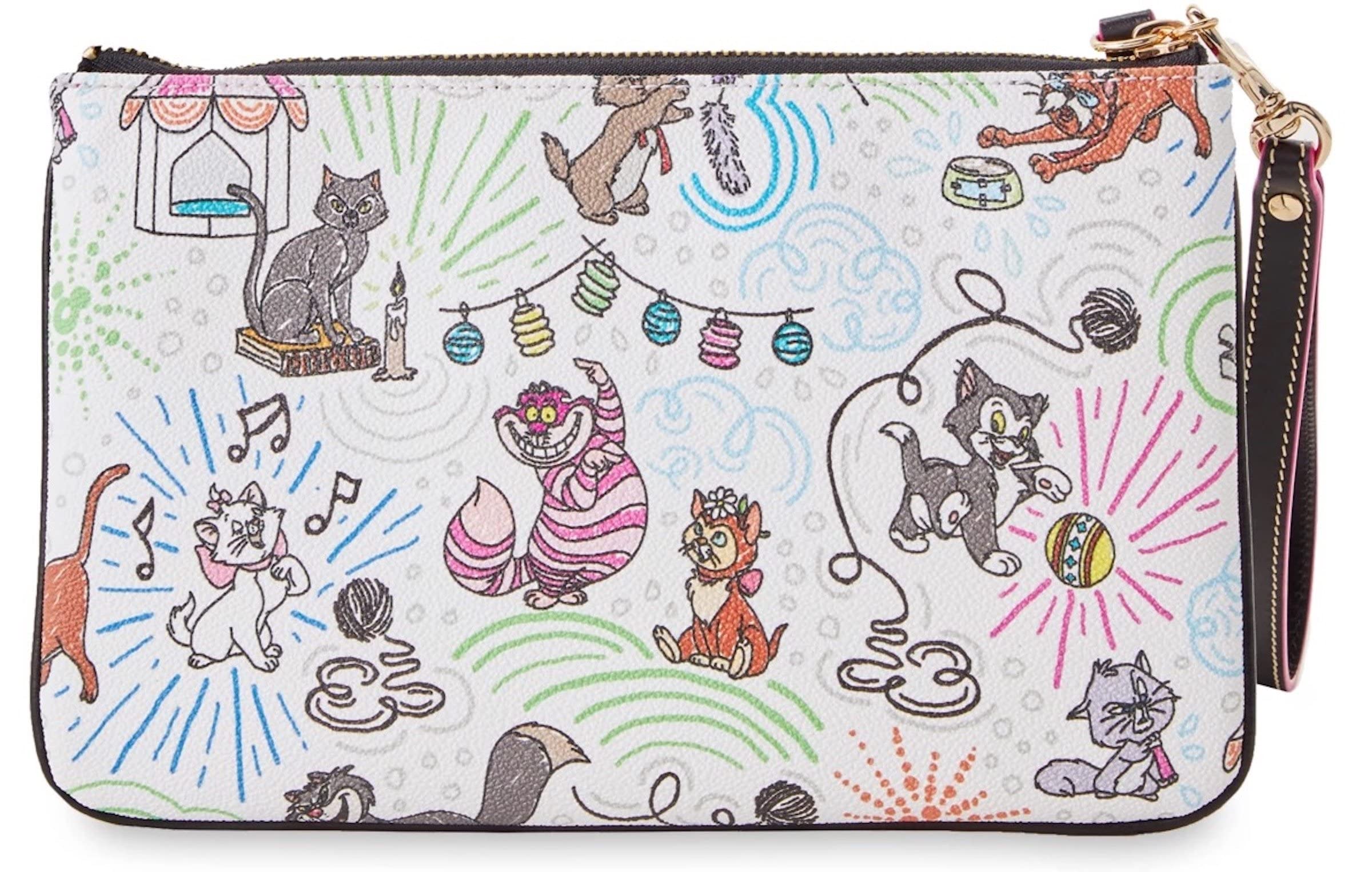 Disney Parks Exclusive - Dooney & Bourke - Wristlet Wallet - Sketch Cats