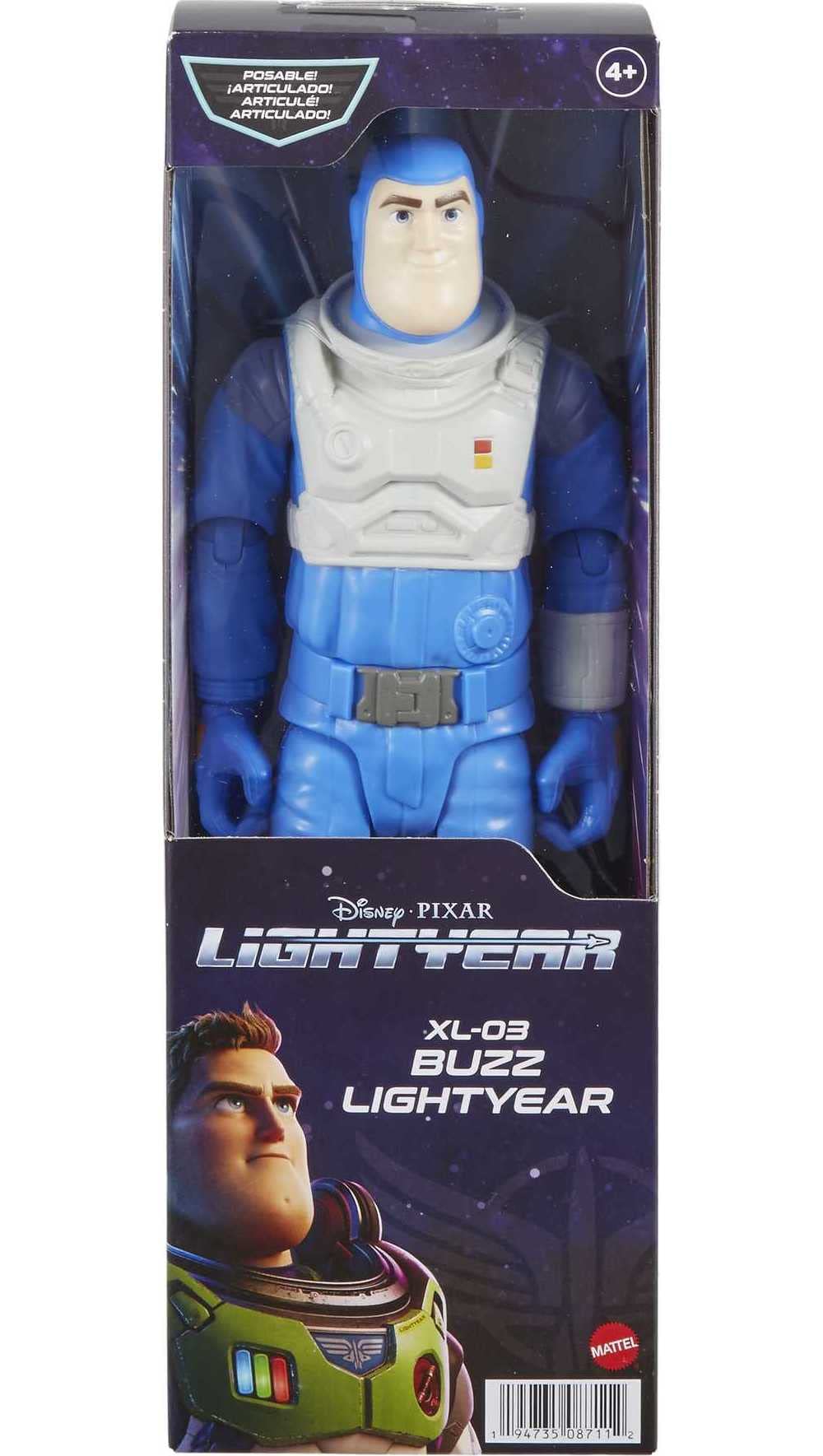 Disney Pixar Lightyear Basic Large Scale Action Character Figures, 12 Inch Scale, 12 to 14 Posable Joints, Collectable Toy, Fans Gift Ages 4 Years & Up