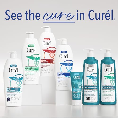 Curel Ultra Healing Body Lotion, Moisturizer for Extra Dry Skin, Body and Hand Lotion with Advanced Ceramide Complex and Hydrating Agents, for Tight Skin, 13 Ounces