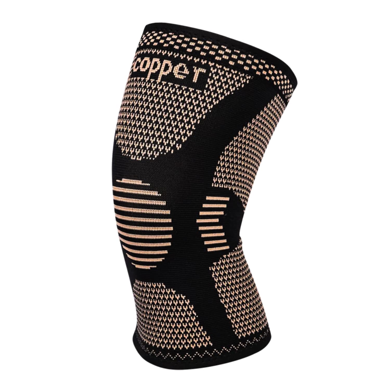 AZ Copper Relief Copper Knee Brace for Arthritis Pain and Support-Copper Knee Sleeve Compression for Sports, Workout, Arthritis Relief-Single Pack (Small)