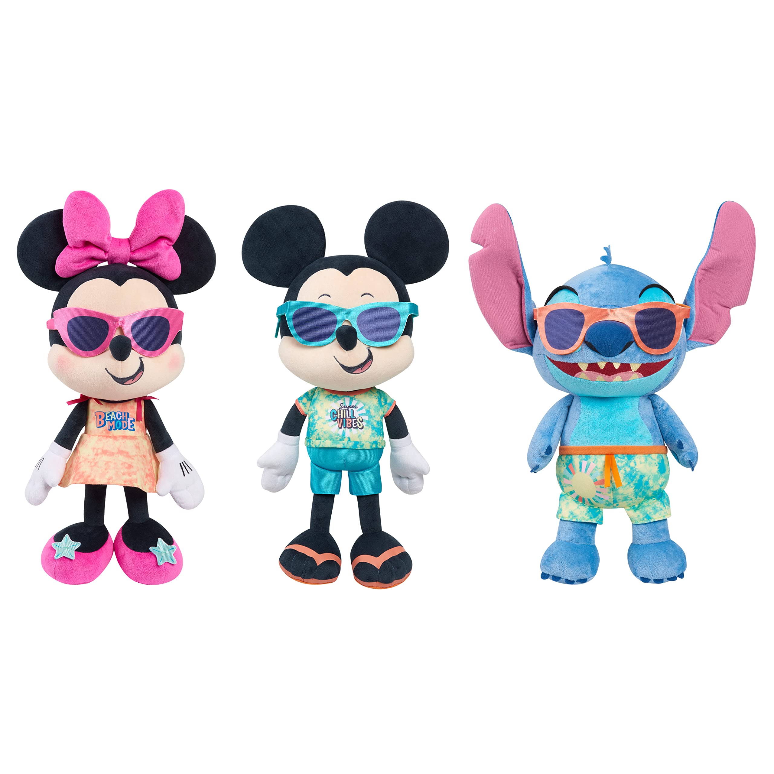 Disney Street Beach Large Plush Mickey Mouse, 17-Inch Stuffed Animal