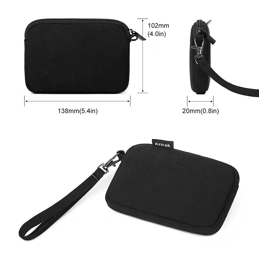 Azicok Carry Case For Game & Watch: The Legend of Zelda, For Super Mario Bros, Protective case , Black