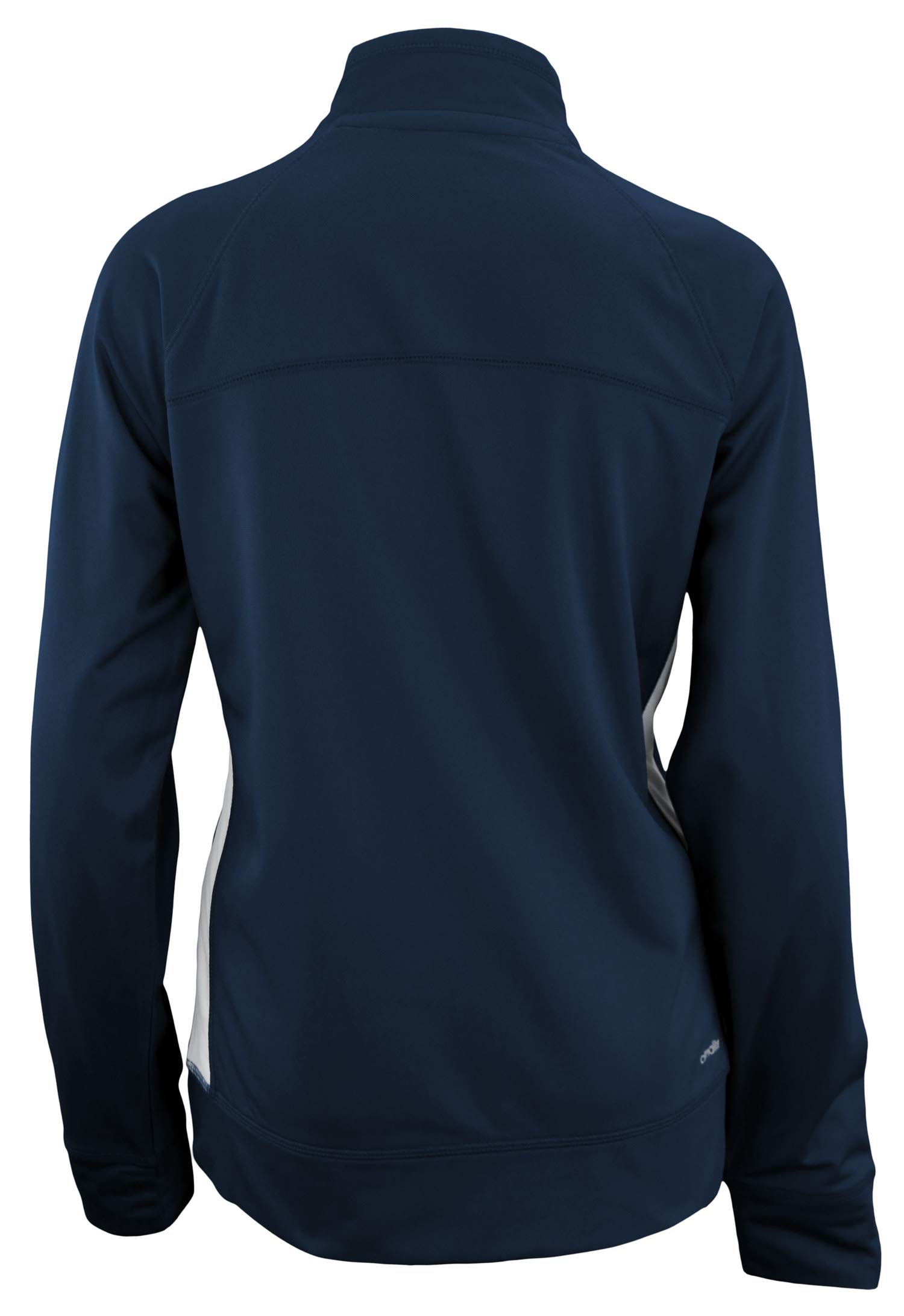 adidas Women's Climalite Utility Jacket,Navy/White Large