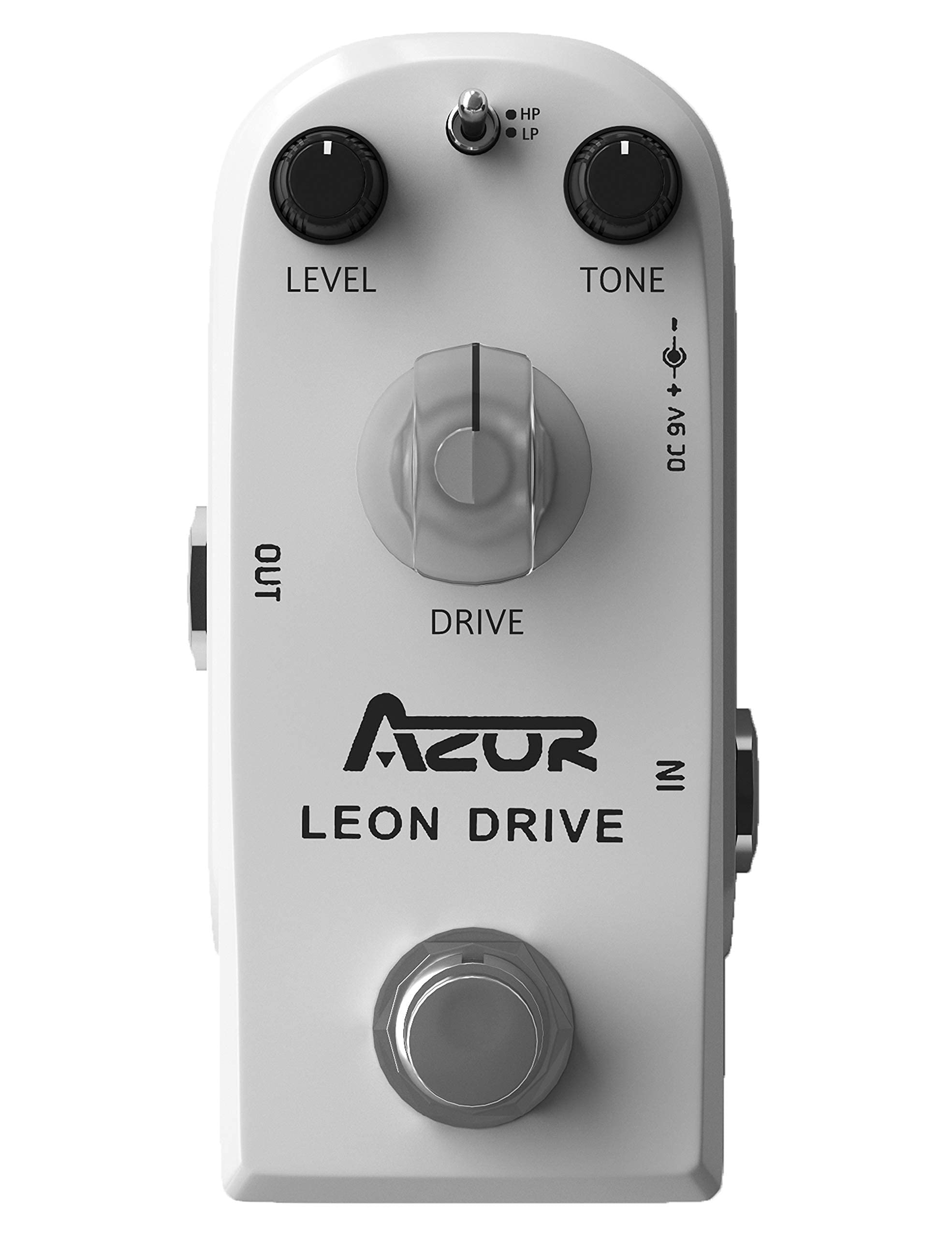 AZOR Leon Ultimate Drive Overdrive Guitar Effect Pedal with Power Adapter True Bypass AP-316