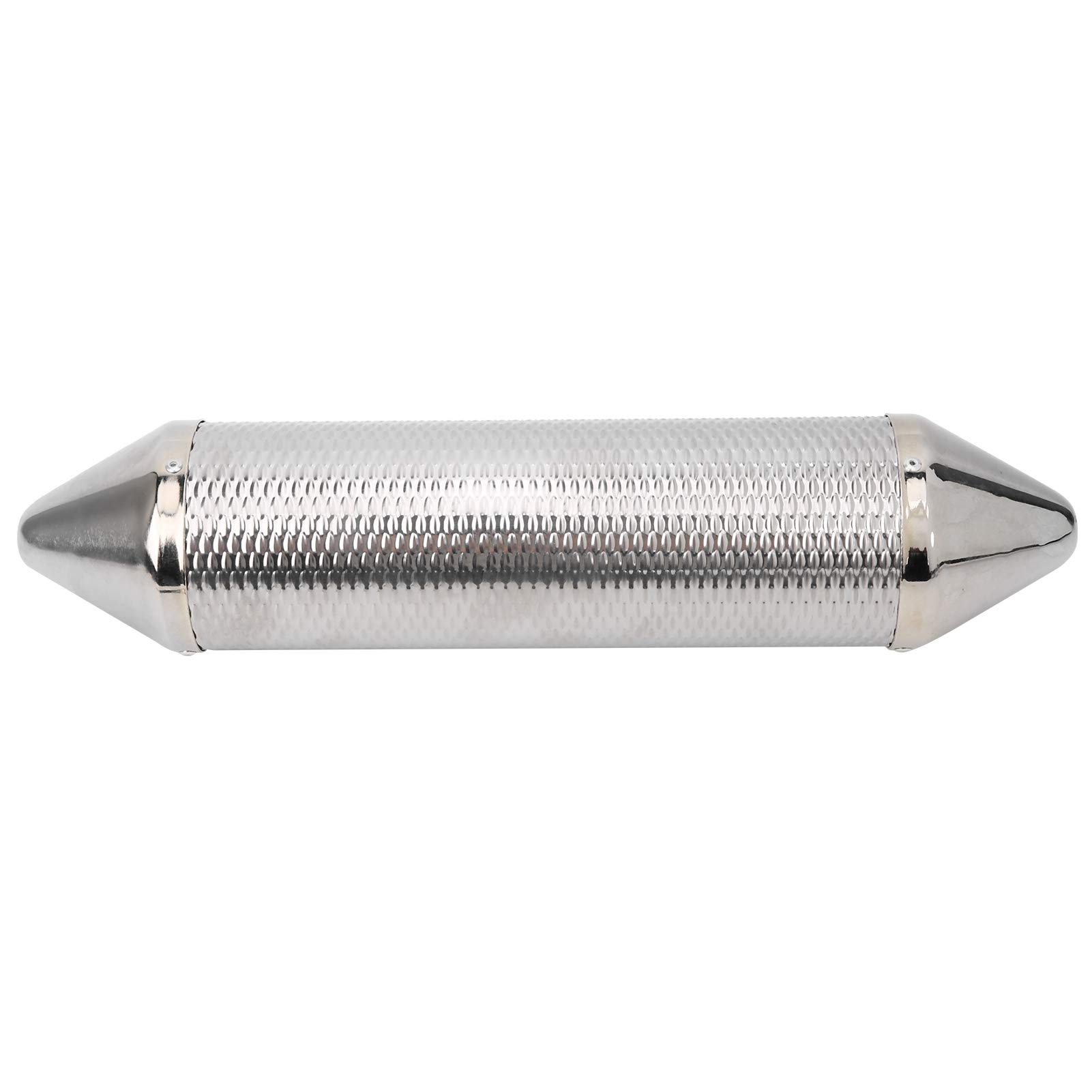 Stainless Steel Guiro with Scraper Percussion Instrument