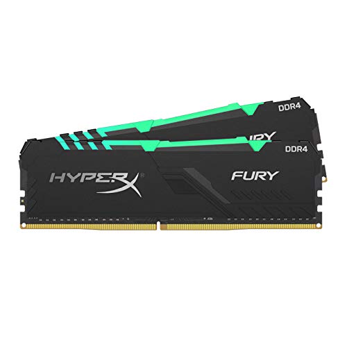 HyperX Fury 16GB 3000MHz DDR4 CL15 DIMM (Kit of 2) 1Rx8 RGB XMP Desktop Memory HX430C15FB3AK2/16