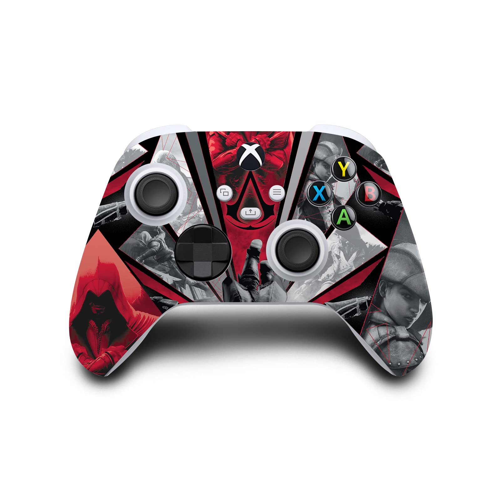 Head Case Designs Officially Licensed Assassin's Creed Leap Of Faith Graphics Matte Vinyl Sticker Gaming Skin Decal Cover Compatible With Xbox Series S Console and Controller Bundle