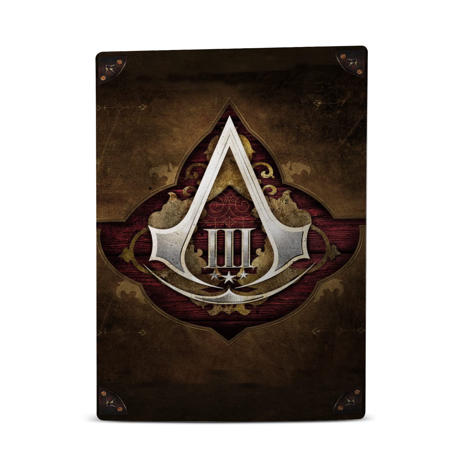 Head Case Designs Officially Licensed Assassin's Creed Freedom Edition III Graphics Vinyl Faceplate Sticker Gaming Skin Decal Cover Compatible With Sony PlayStation 5 PS5 Disc Edition Console