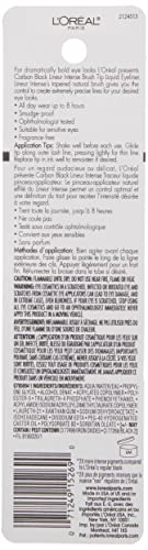 L'Oreal Paris Lineur Intense Brush Tip Liquid Eyeliner, Carbon Black, 0.24 fl; oz.