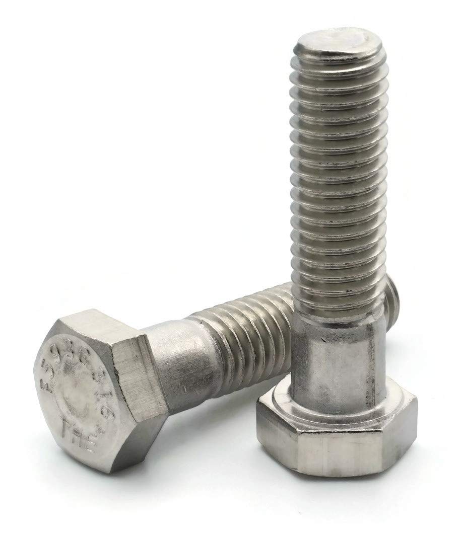 Hex Cap Screws 316 Stainless Steel - 5/16-18 x 2 Partial Thread Qty-25