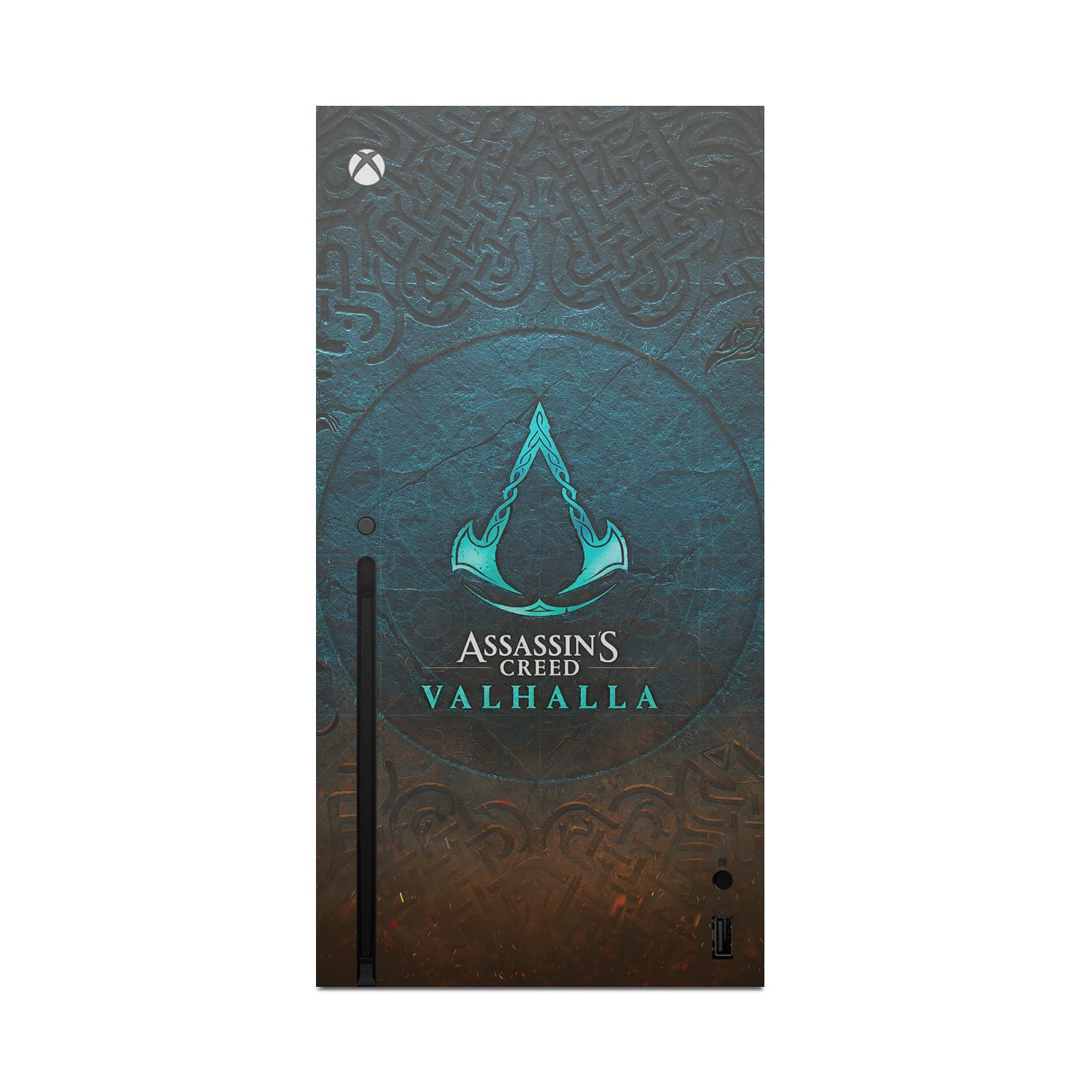 Head Case Designs Officially Licensed Assassin's Creed Logo Valhalla Key Art Matte Vinyl Sticker Gaming Skin Decal Cover Compatible With Xbox Series X Console