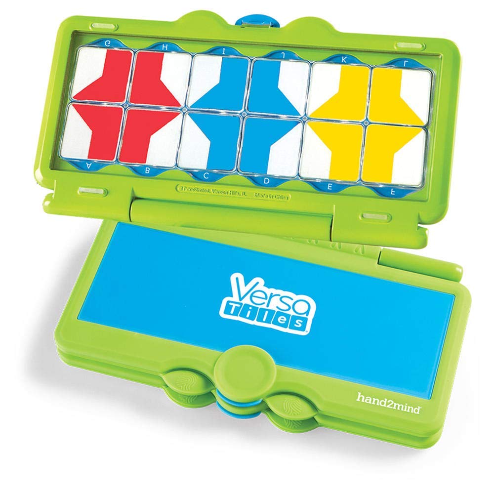 hand2mind VersaTiles Reading Practice Take Along Set for First Grade, Self-Checking Workbook, Homeschooling Games, Case Included, Homeschool Curriculum, 1st Grade Reading Workbooks, Homeshool Supplies