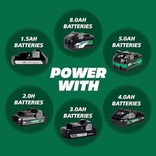 Metabo HPT 18V MultiVolt™ Angled Cordless Finish Nailer Kit, 15 Gauge, 1-1/4" up to 2-1/2" Angled Finish Nails, (1) 18V 2.0Ah Lithium Ion Battery, Charger, Bag, Lifetime Tool Warranty, NT1865DMAST