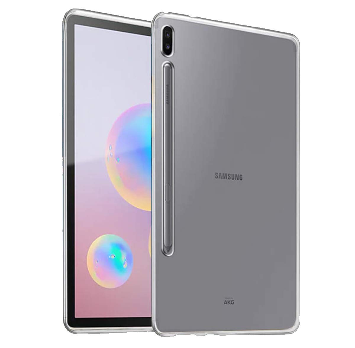iCoverCase Compatible with Samsung Galaxy Tab S6 10.5 Inch T860/T865 Case, Lightweight Matte Translucent TPU Clear Case -Frosted Clear