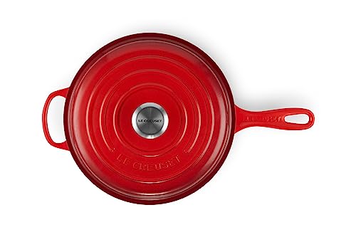 Le Creuset Enameled Cast Iron Signature Cassadou, 3.75 qt., Cerise