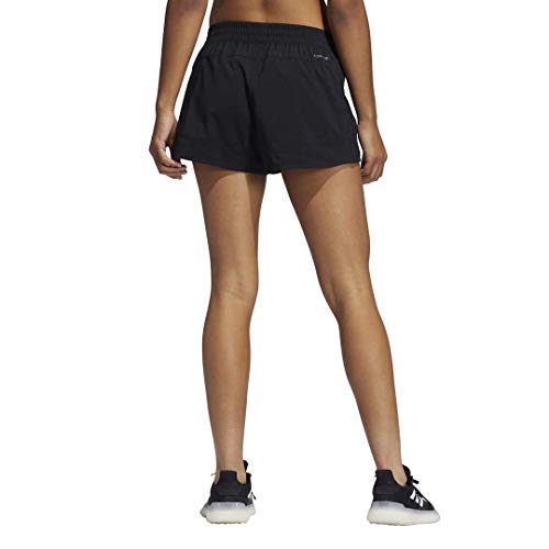 adidas Women's Pacer 3-Stripes Woven Shorts, Black, XX-Large