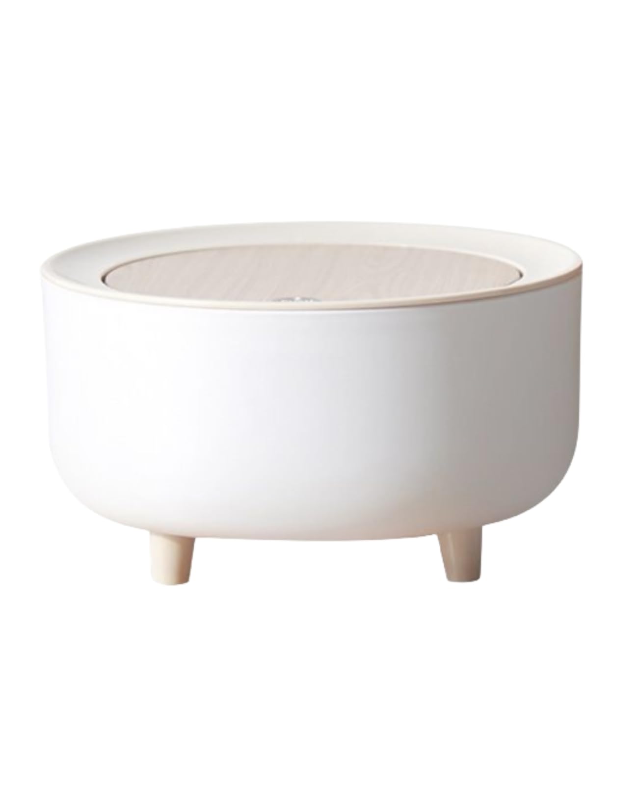 Generic 2L Trash Desktop Bin Home/Office Rubbish with Button Can Dust Bin Lid Lock
