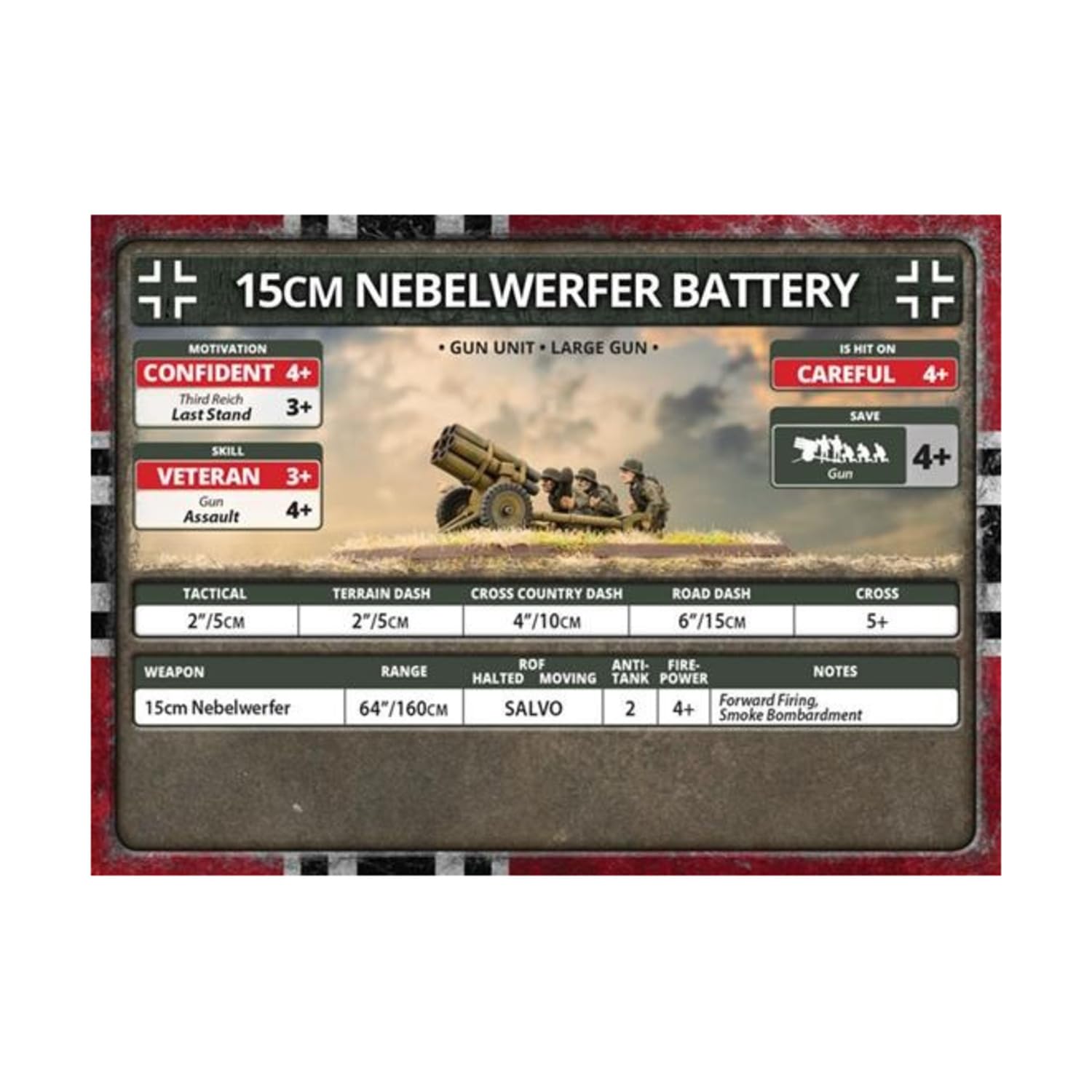 Flames of War Late War German 15cm Nebelwerfer (GBX146)