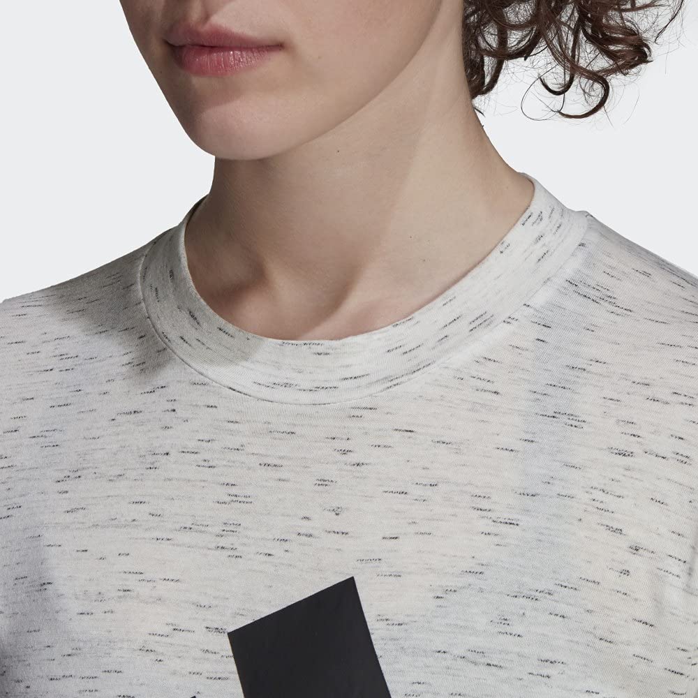adidas Women's Sportswear Winners 2.0 Long Sleeve, White Melange, X-Large