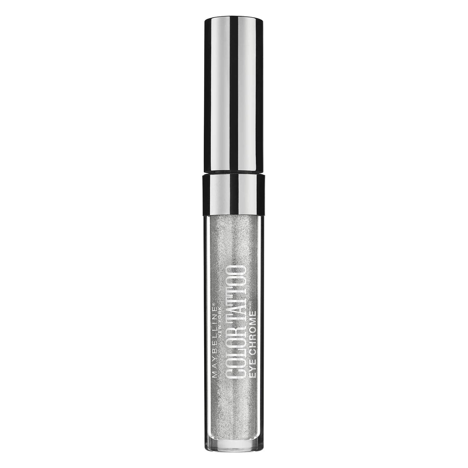 Maybelline New York Color Tattoo Eye Chrome Eyeshadow, Silver Spark, 0.11 fl. oz.