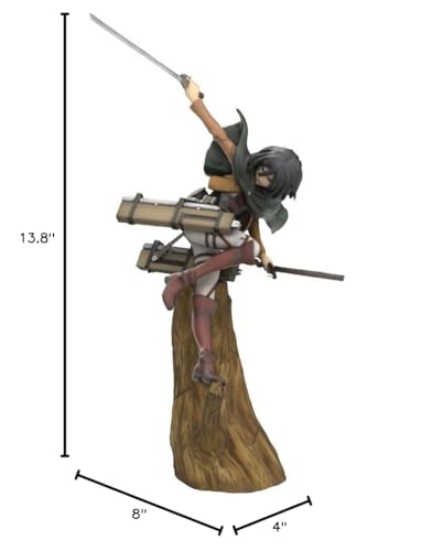 Kotobukiya Attack On Titan: Mikasa Ackerman (Renewal Package Variant) ArtFX J Statue, Multicolor