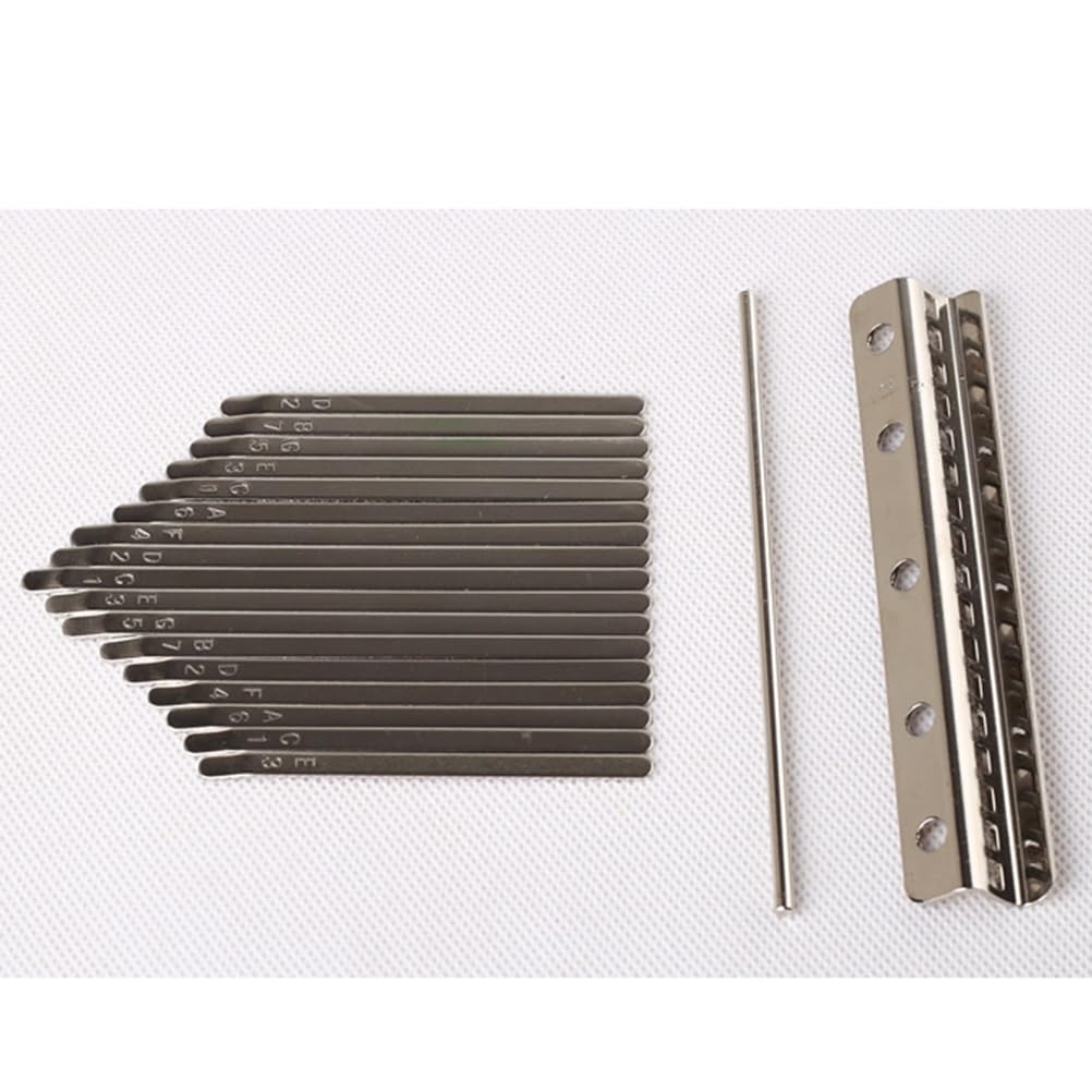 Healifty Kalimba 17 Key Kalimba Keys Parts 17 Note Key Replacement Kit Thumb Piano African Kalimba Keys for DIY Kalimba Mbira Thumb Piano Kalimba Replacement Keys Kalimba Instrument