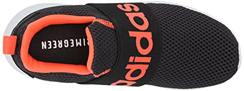 adidas Lite Racer Adapt 4.0 Running Shoes, Black/Black/Solar Red, 4.5 US Unisex Big Kid