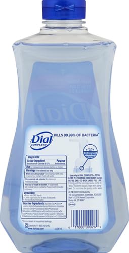 Dial Complete Antibacterial Foaming Hand Soap Refill, Spring Water, 32 Fl Oz