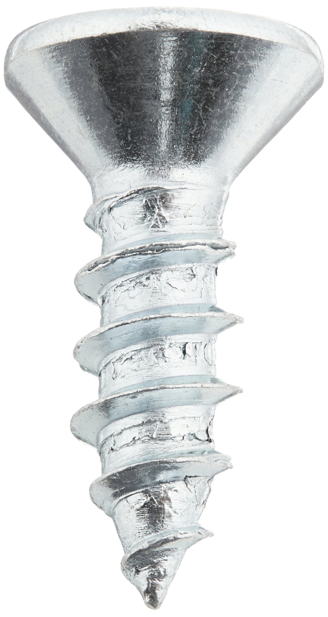 Hard-to-Find Fastener 014973293345 Phillips Flat Wood Screws, 12 x 3/4, Piece-100, zinc