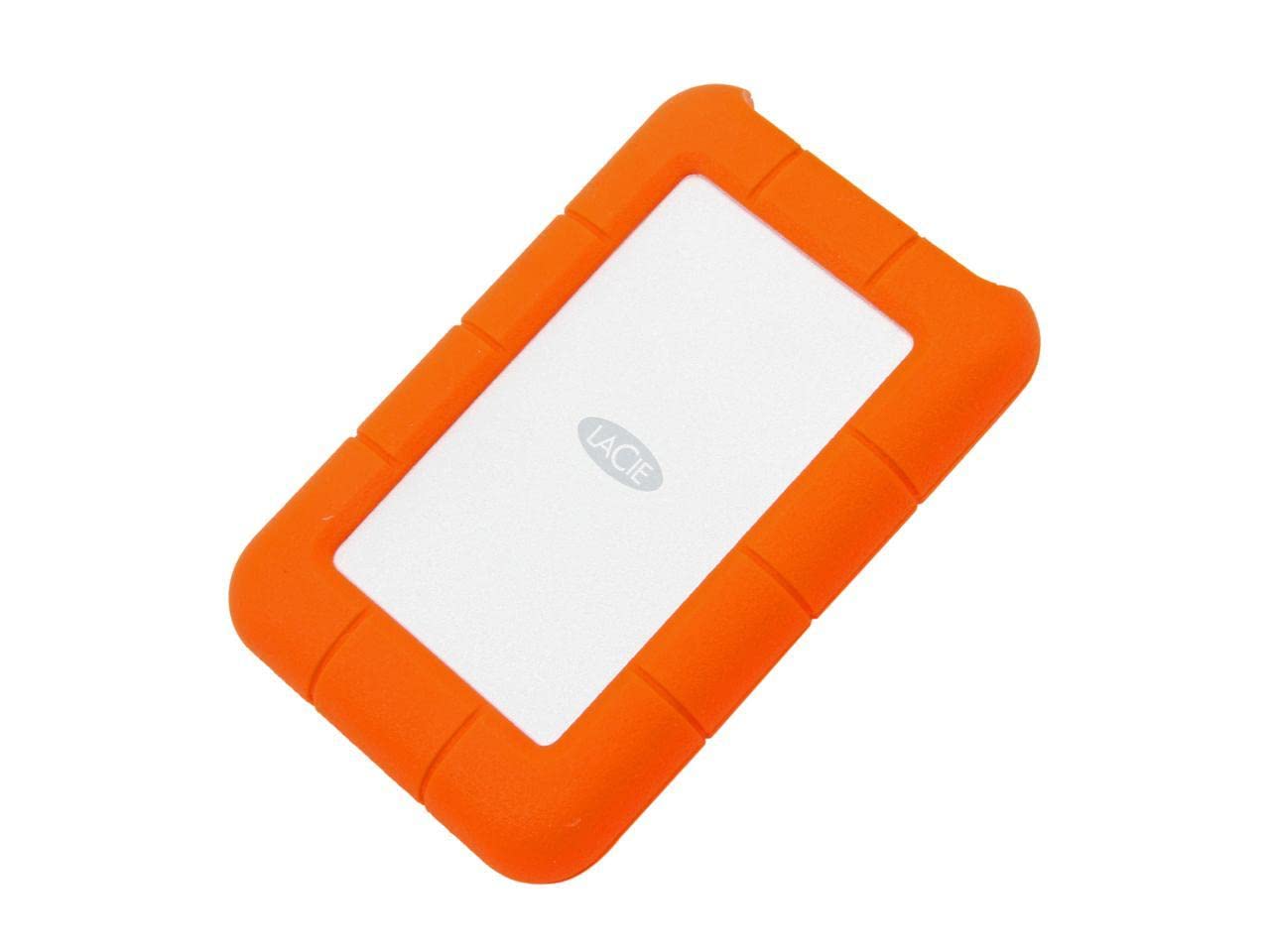 LaCie Rugged Mini USB 3.0 / USB 2.0 1TB External Mobile Hard Drive 301558 with Ivation Compact Portable Hard Drive Case
