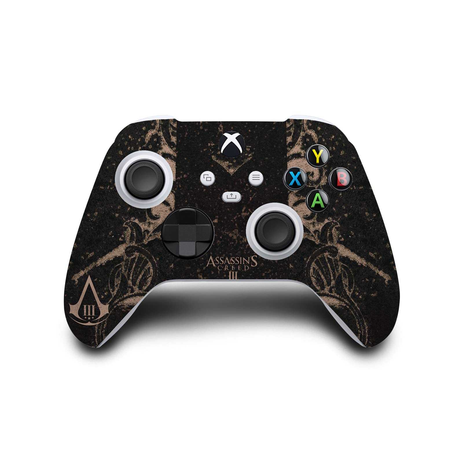 Head Case Designs Officially Licensed Assassin's Creed Old Notebook III Graphics Vinyl Sticker Gaming Skin Decal Cover Compatible With Xbox Series S Console and Controller Bundle
