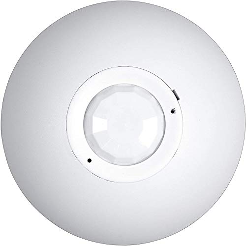 HUBBELL LIGHTING OMNIIRL Ultrasonic and PIR Ceiling Sensor, 1500-Square Foot range, White