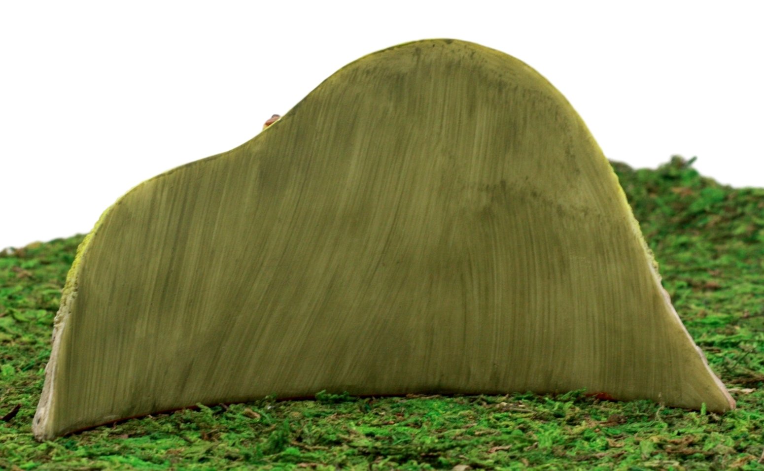 Ebros Gift Enchanted Fairy Garden Miniature Withered Tree Cottage House Under Curved Stony Green Hill Figurine 4" H Do It Yourself Ideas for Your Home
