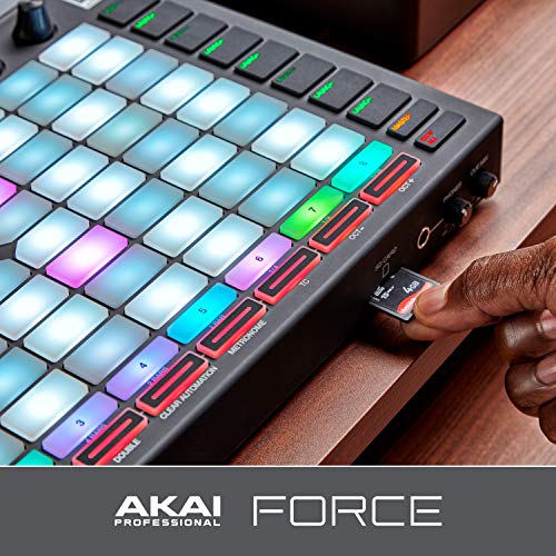 AKAI Professional FORCE β Standalone Music Production, MIDI Sequencer and DJ System with Synth Engines, MPC Sampling and Ableton Style Clip Launching