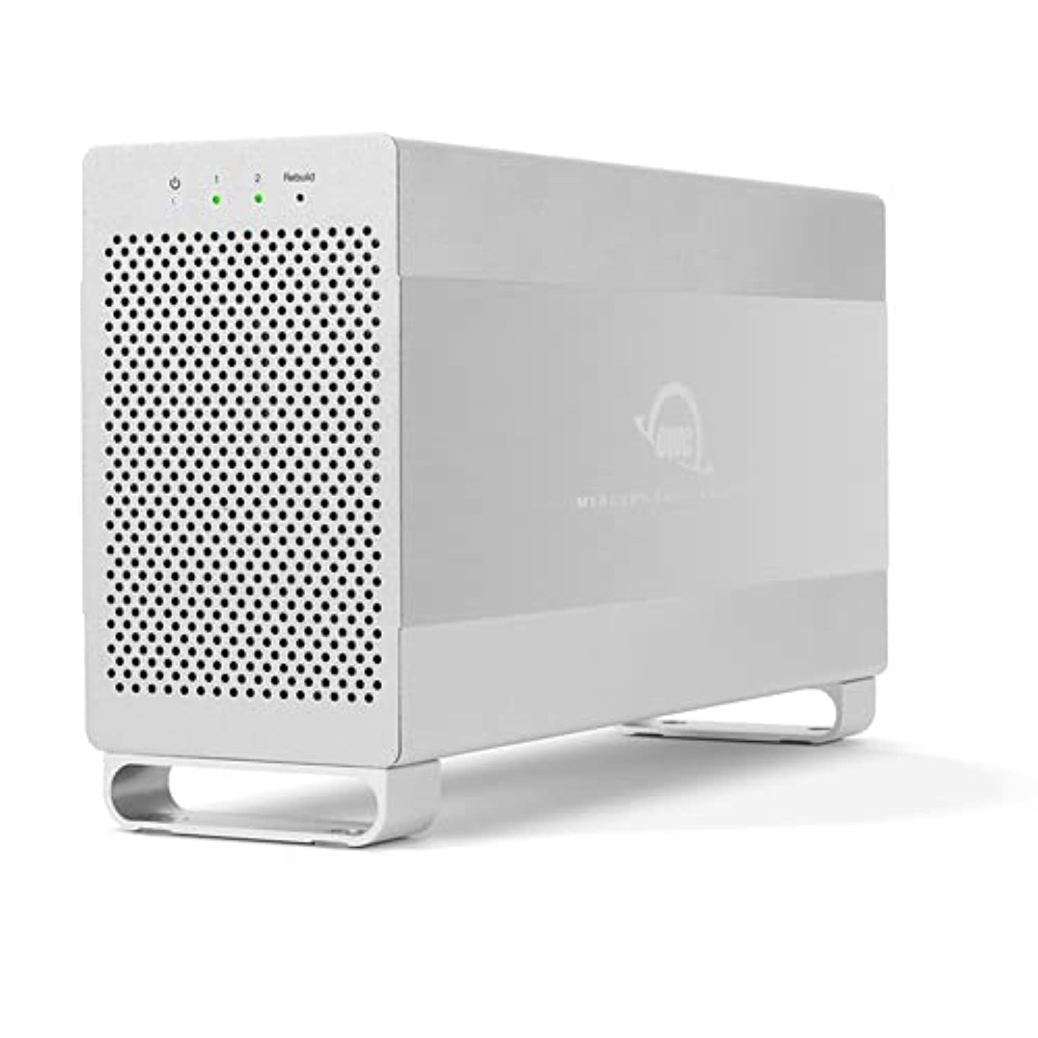 OWC Mercury Elite Pro 2 Bay RAID Enclosure with USB 3.2 for Dual 3.5 inch HDD's, External Hard Drive Enclosure for MAC and PC