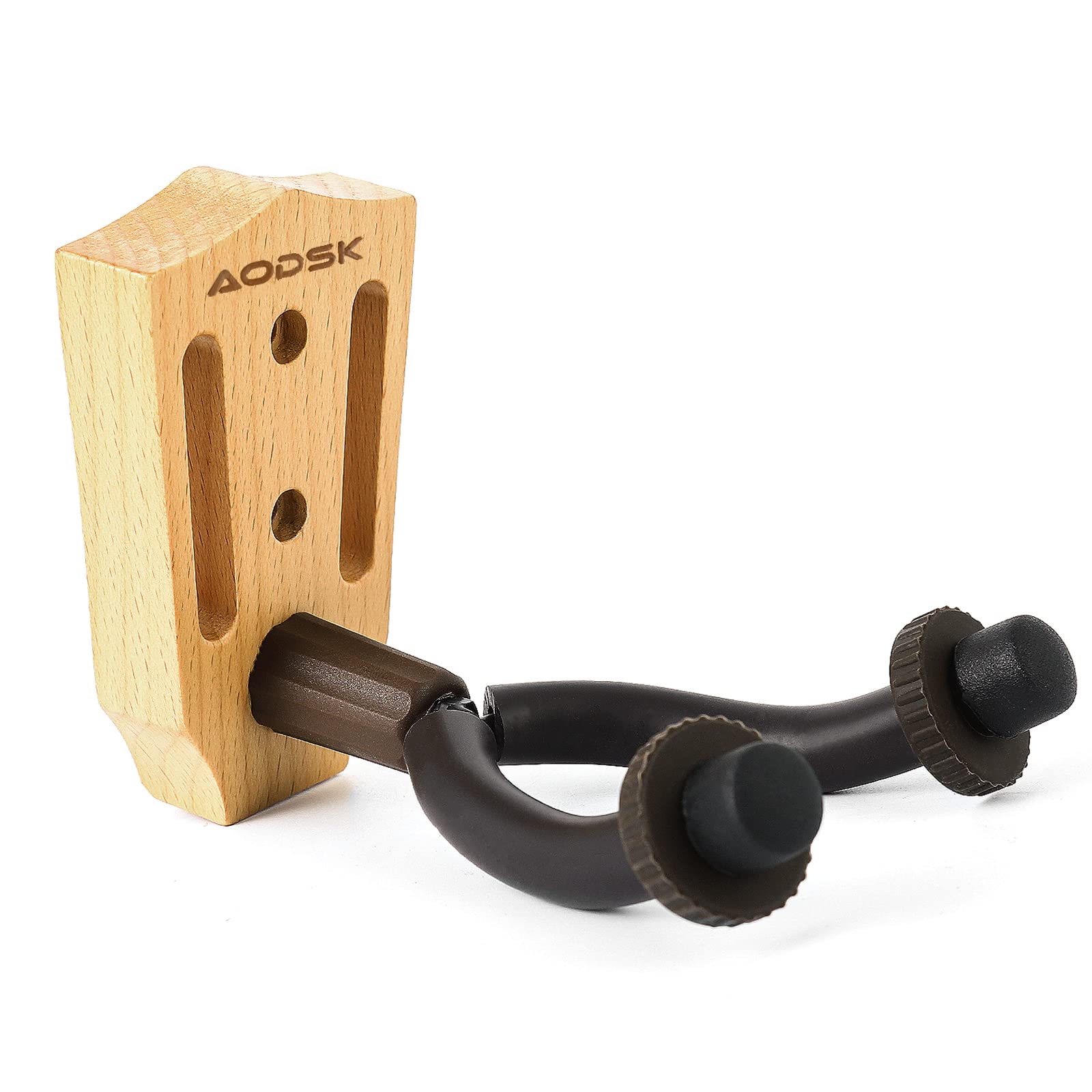 AODSK Guitar Wall Mount Guitar Wall Hanger Hook Hardwood Guitar Holder Bass Electric Acoustic Ukulele Bracket Guitar Hanger (Beech[Guitar Type])