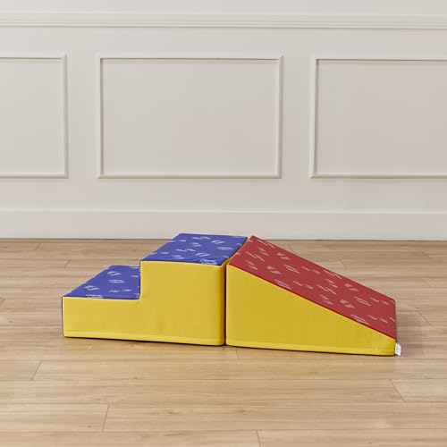 ECR4Kids Softzone Little Me Climb and Slide, Toddler Playset, Assorted, 2-Piece