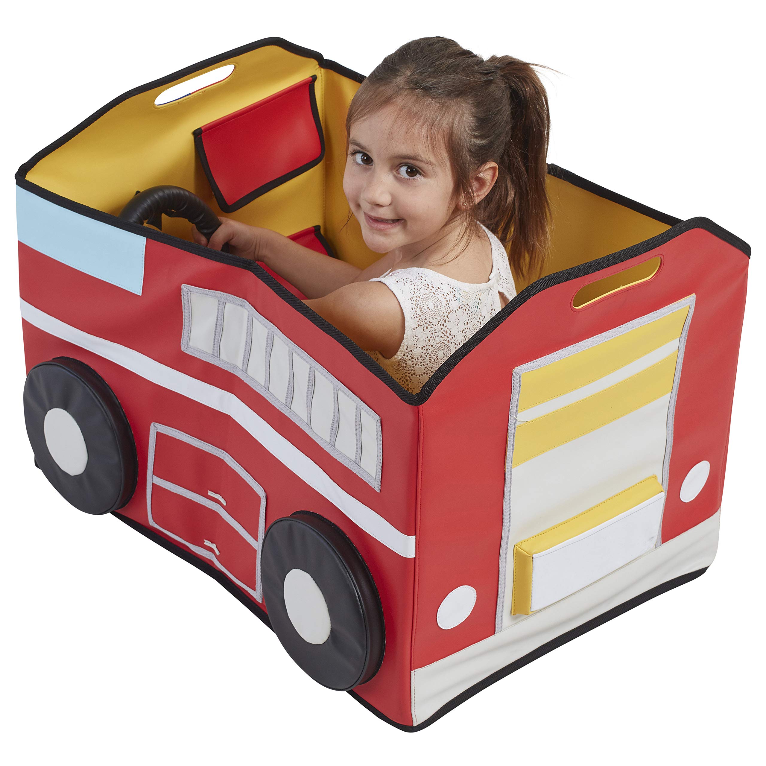 ECR4Kids SoftZone My Safe Space Toy School Bus for Kids