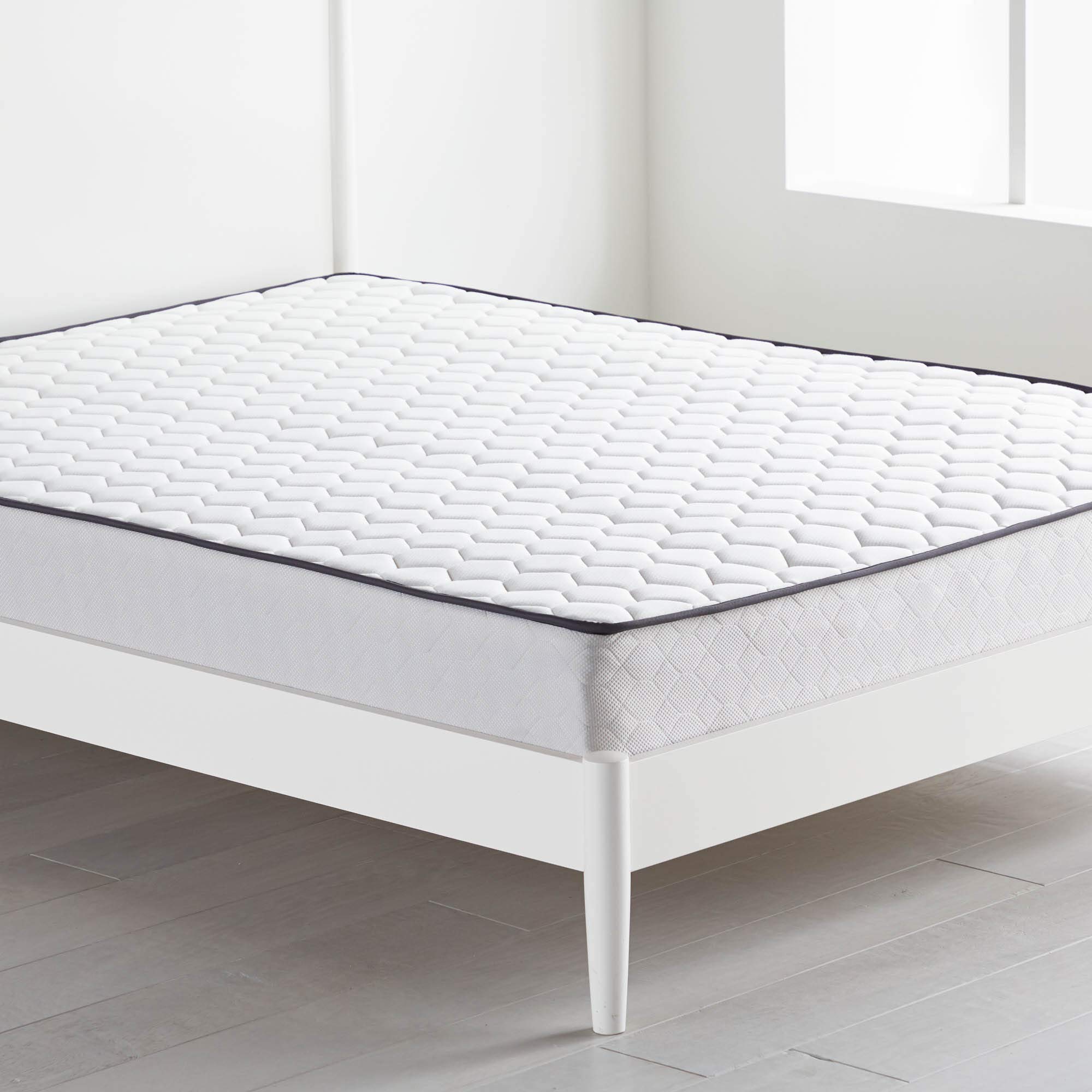 Brighton Firm 8-Inch Hybrid Mattress— Durable Tempered Coils—CertiPur-US Certified Foams—5 Year Warranty, Twin