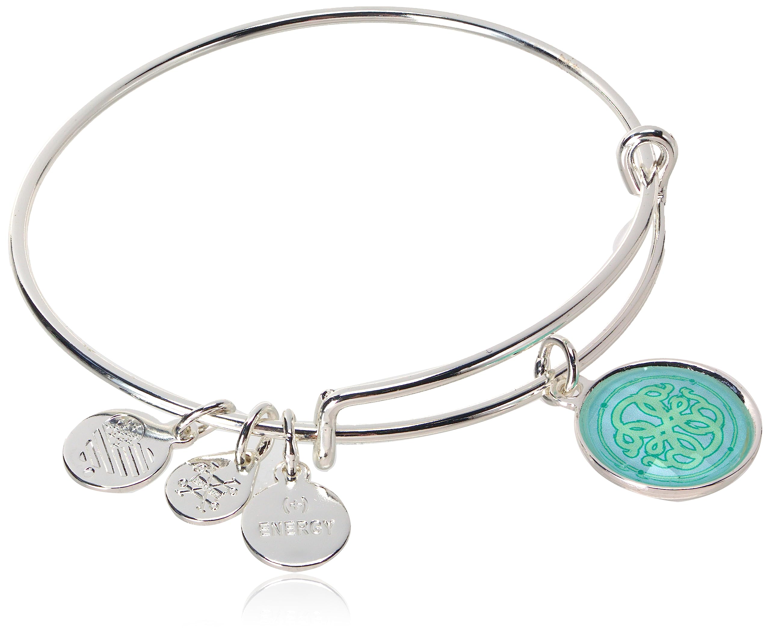 Alex and Ani Candy Crystals Path of Life Bracelet Shiny Silver One Size