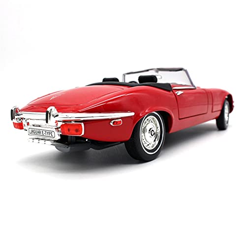 APLIQE Scale Model Vehicles for 1971 Jaguar E-Type Classic Car Simulation Die-Casting Car Metal Alloy Model Car Gift 1:18 Sophisticated Gift Choice