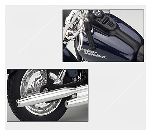 APLIQE Scale Model Vehicles for Harley FXDBI Dyna Street Bob Alloy Simulation Die Casting Metal Toy Motorcycle Model 1:12 Cool Model Ornament (Color : 6)