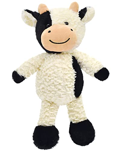 HWD 13'' Soft Cow Plush Dolls Stuffed Animals Toys Gifts for Kids, Toddler, Birthday, Valentines, Christmas (Standing)