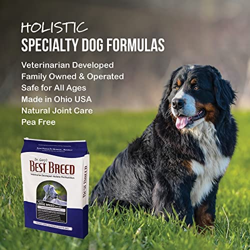 Best Breed Dr. Gary's Large Breed Dog Diet Made in USA [Natural Dry Dog Food] - 28lbs., Dark Brown, Medium