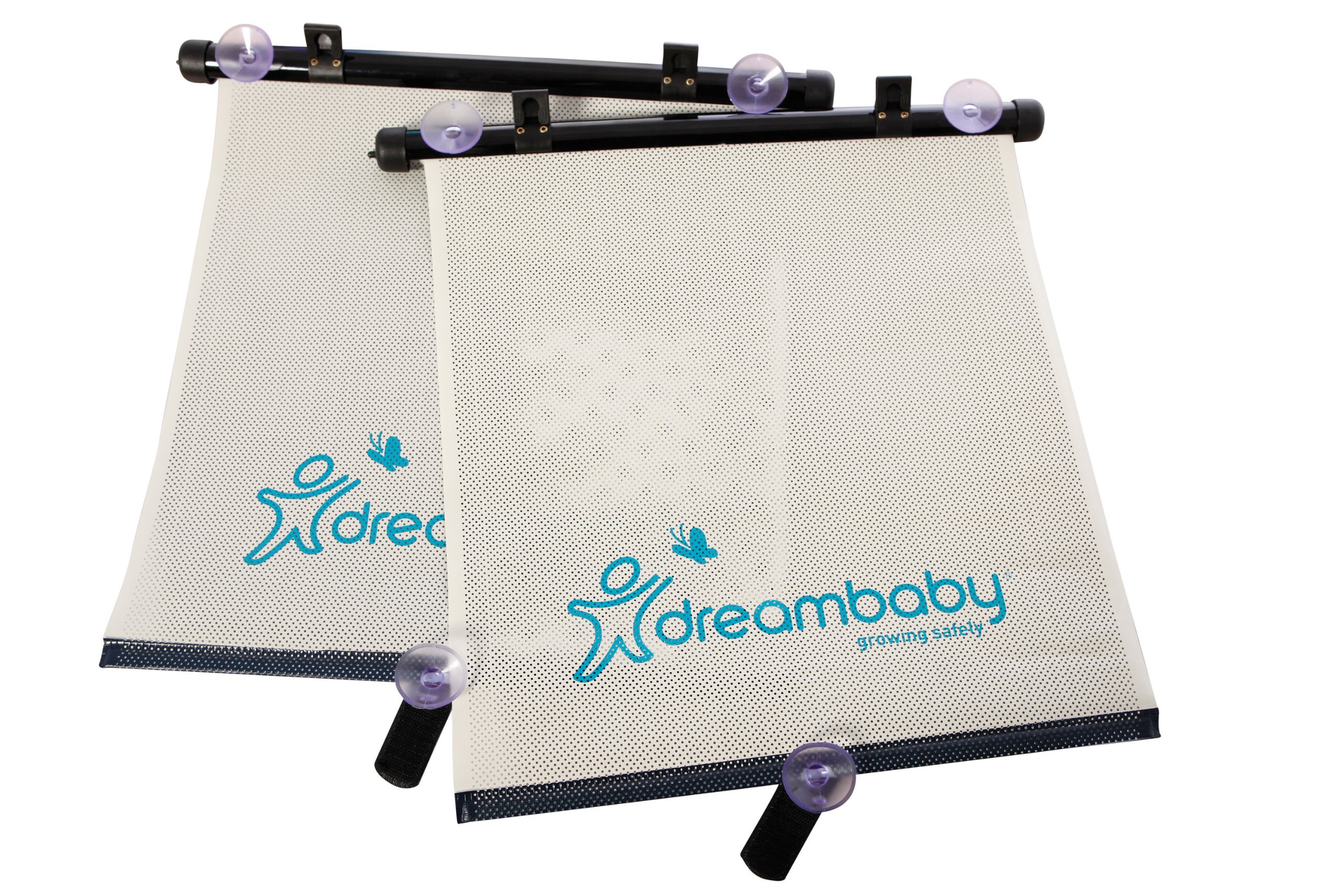 Dreambaby Adjustable Car Roll Up Sun Shade Protector - 2 Pack