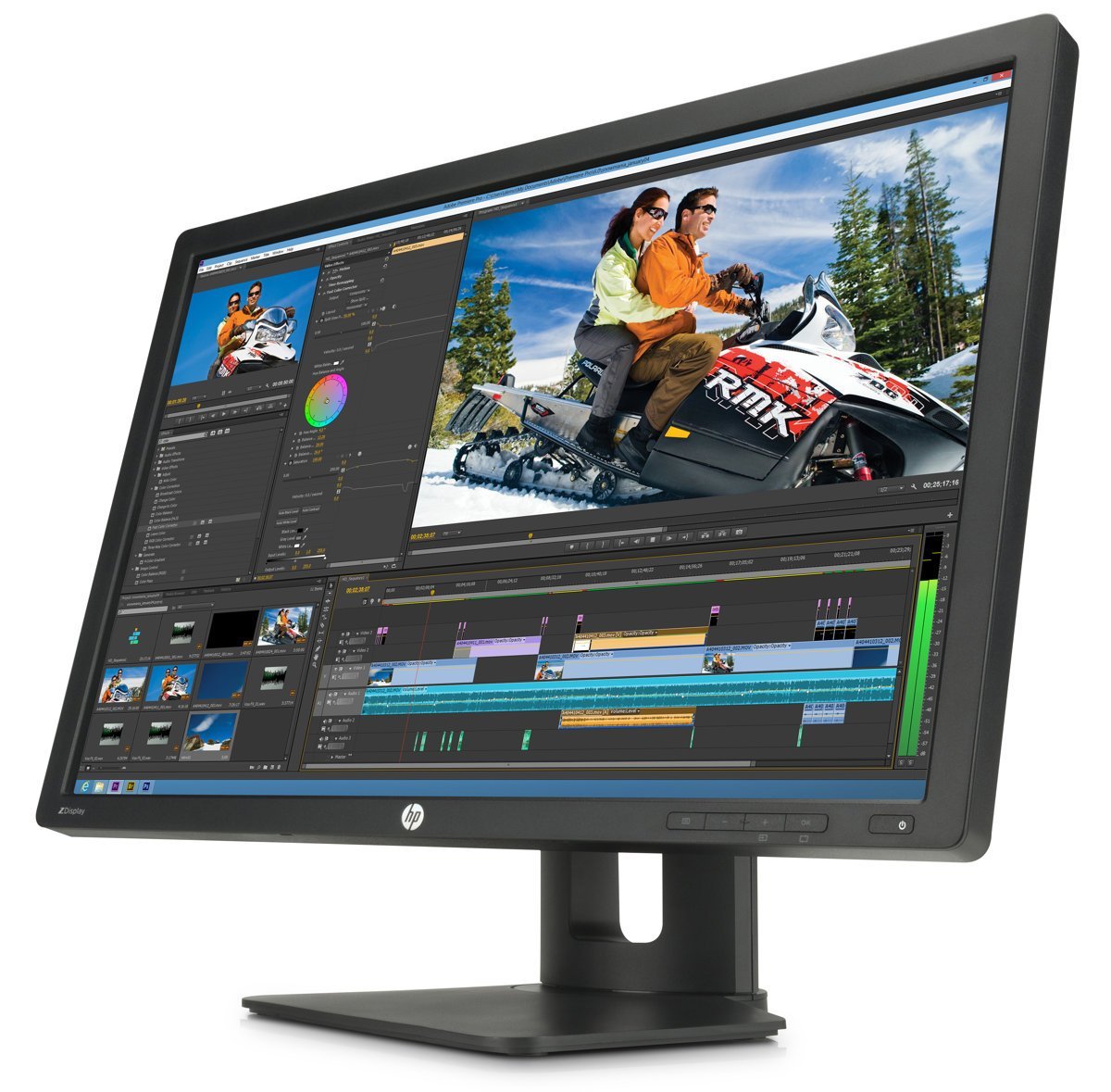 HP Z24i 24 Inch WideScreen 1920x1200 IPS LED-backlit LCD Monitor (D7P53A4) with USB Hub Monitor Black