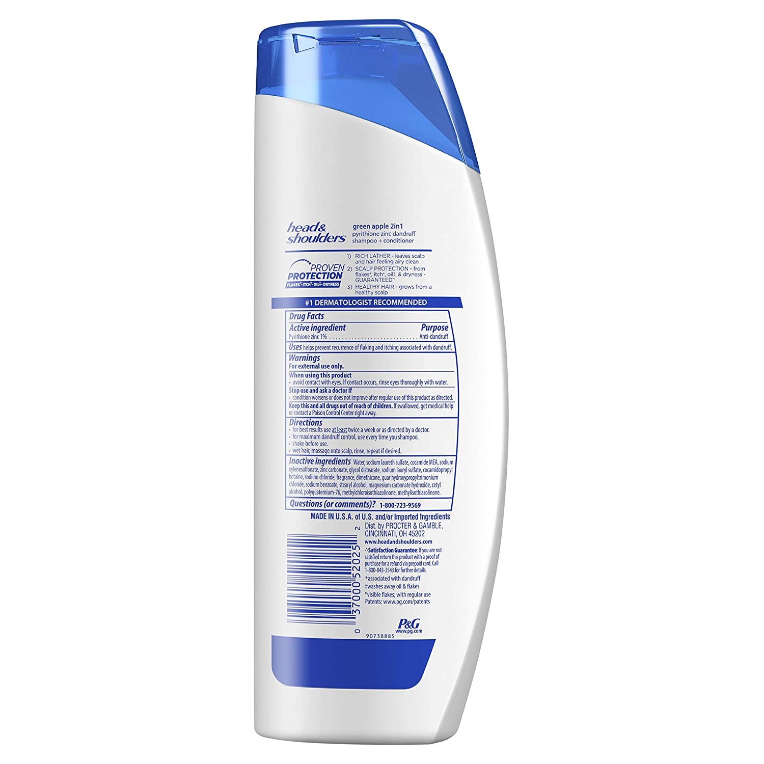 Head & Shoulders Refreshing Menthol 2-In-1 Anti-Dandruff, 12.8 oz