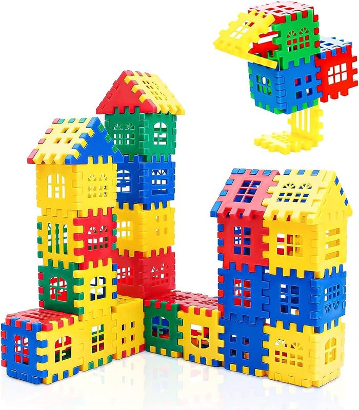 Interlocking Building Blocks Toys for Kids - Toddlers Building Blocks Educational Toys Set 70 PCS3