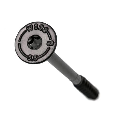 Simpson Strong-Tie SDWS22512DBBRC12 Outdoor Accents Structural Wood Screw — .220 in. x 5-1/2 in. DB Coating, Black (12-Qty)