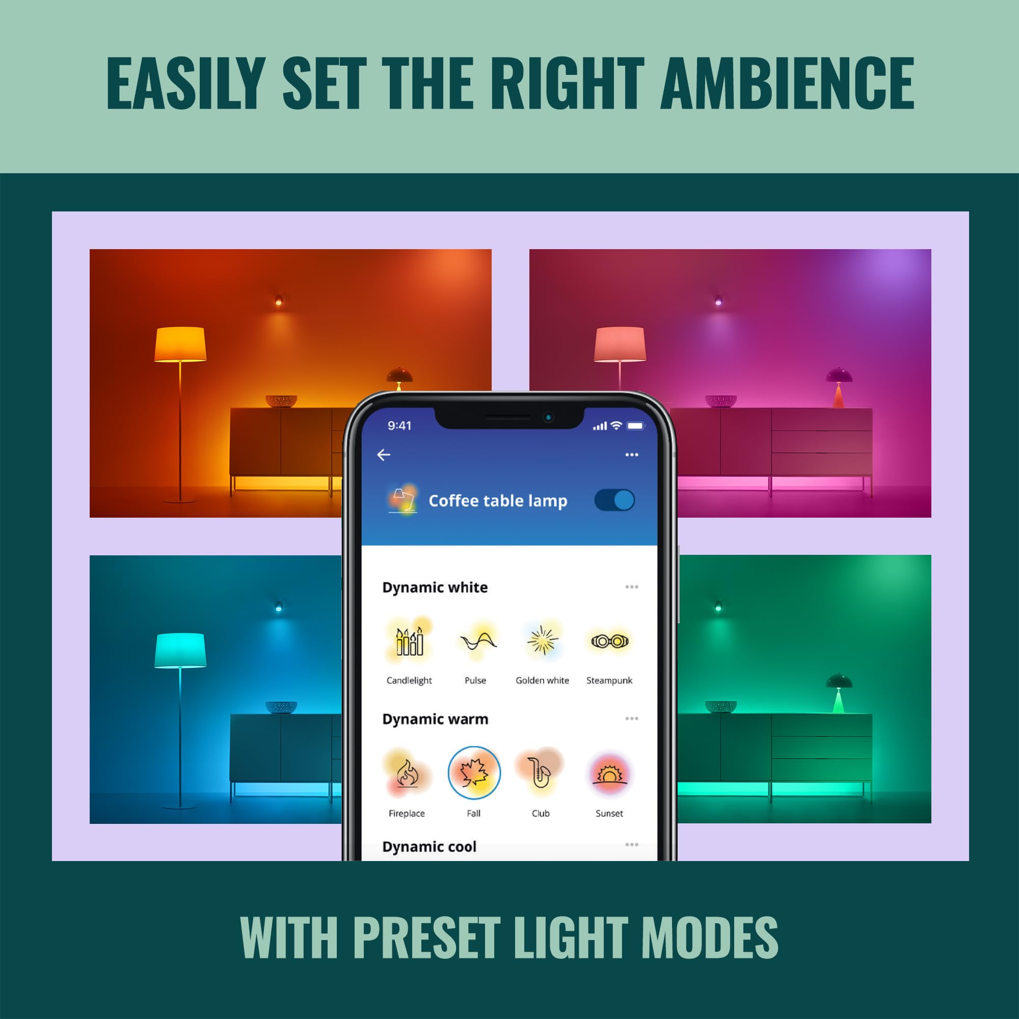WiZ Connected 120W PAR38 Color LED Smart Light Bulbs - Connects to Your Wi-Fi - E26 Smart Bulb - Control with Voice or App + Activate with Motion - Matter Compatible - 1 Pack